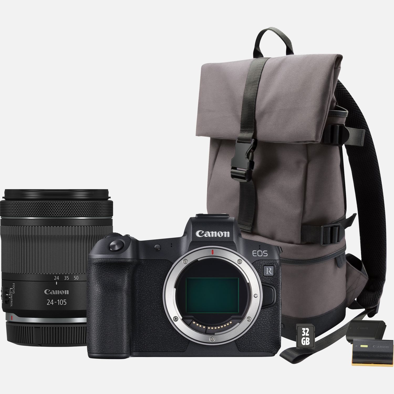 Buy Canon EOS R Mirrorless Camera + RF 24-105mm IS STM Lens + Backpack ...
